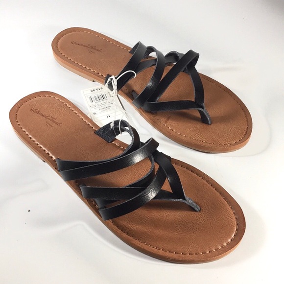 Universal Thread | Shoes | Universal Thread Maritza Black Strappy Boho ...